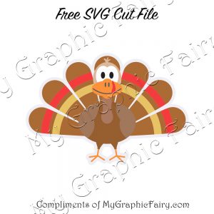 Lil Gobbler Turkey Thanksgiving SVG | My Graphic Fairy